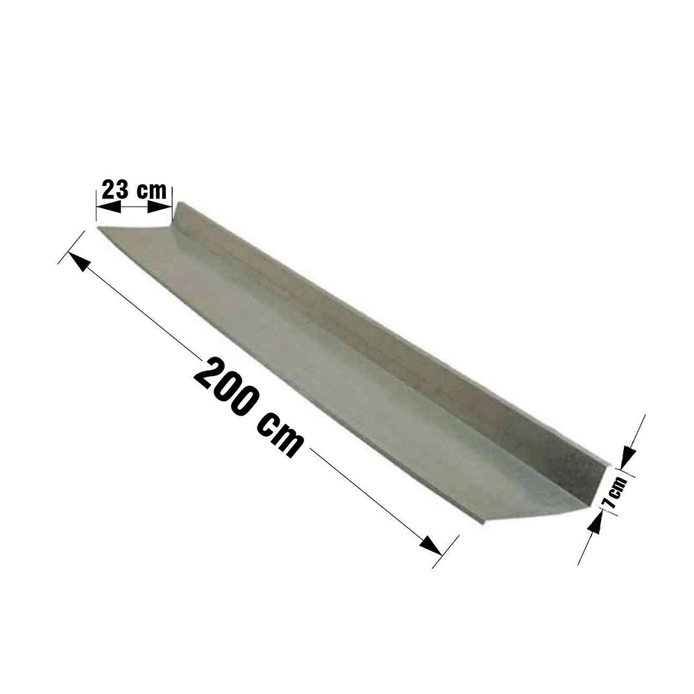 Rufo Externo em Aço Galvanizado Corte 28 2M Calha Forte - VILLAGE