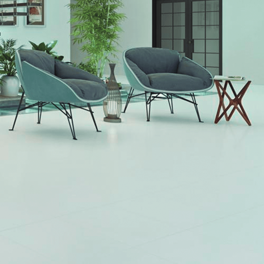 Piso Acetinado Cinza Retificado 52,5x52,5 Incefra| Village. - VILLAGE