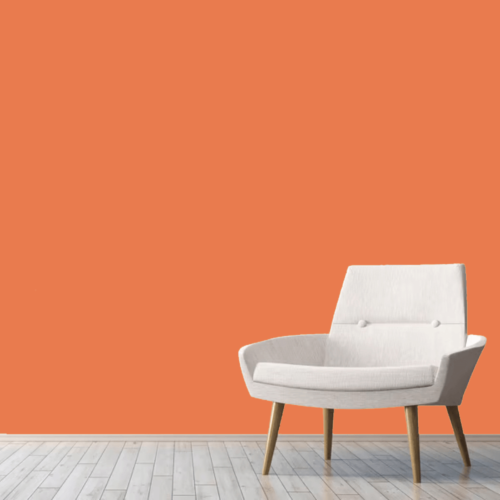 Tinta Acrílica Rende Muito Concentrada Fosca Laranja Maracatu 16 Litros ...