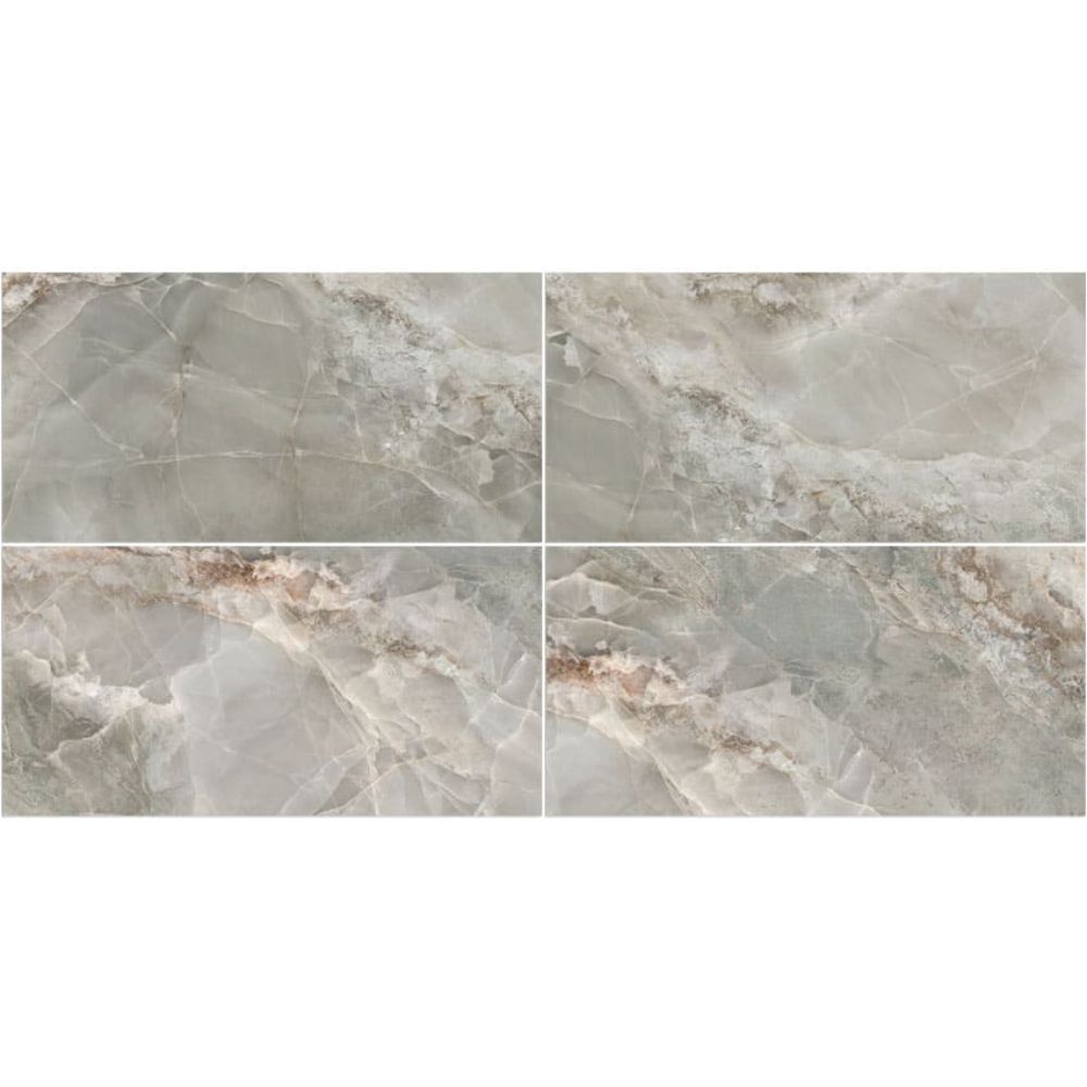 Piso Polido Retificado Gran Sirius Gray 60x120 cx 2,16m² Formigres ...