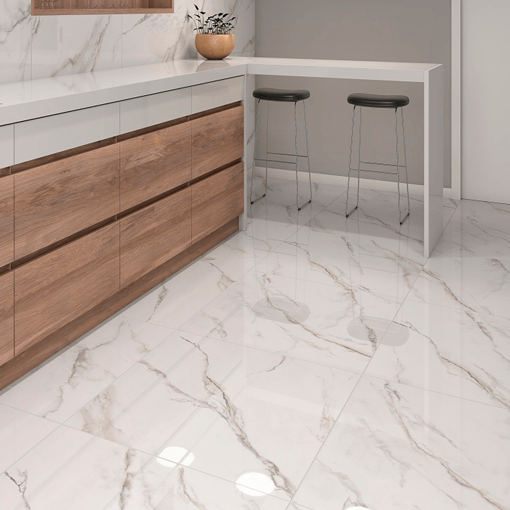 Piso Polido Atenas 90,5x90,5 cx 2,45m² Bellacer - VILLAGE