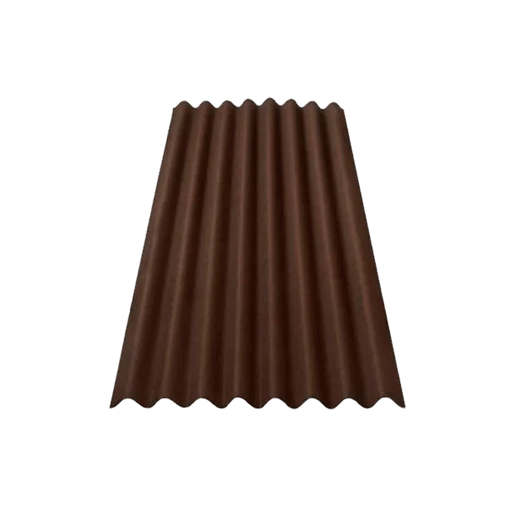 Telha Tradicional Ecológica Clássica Fit 200x75cm 3mm Marrom Onduline ...