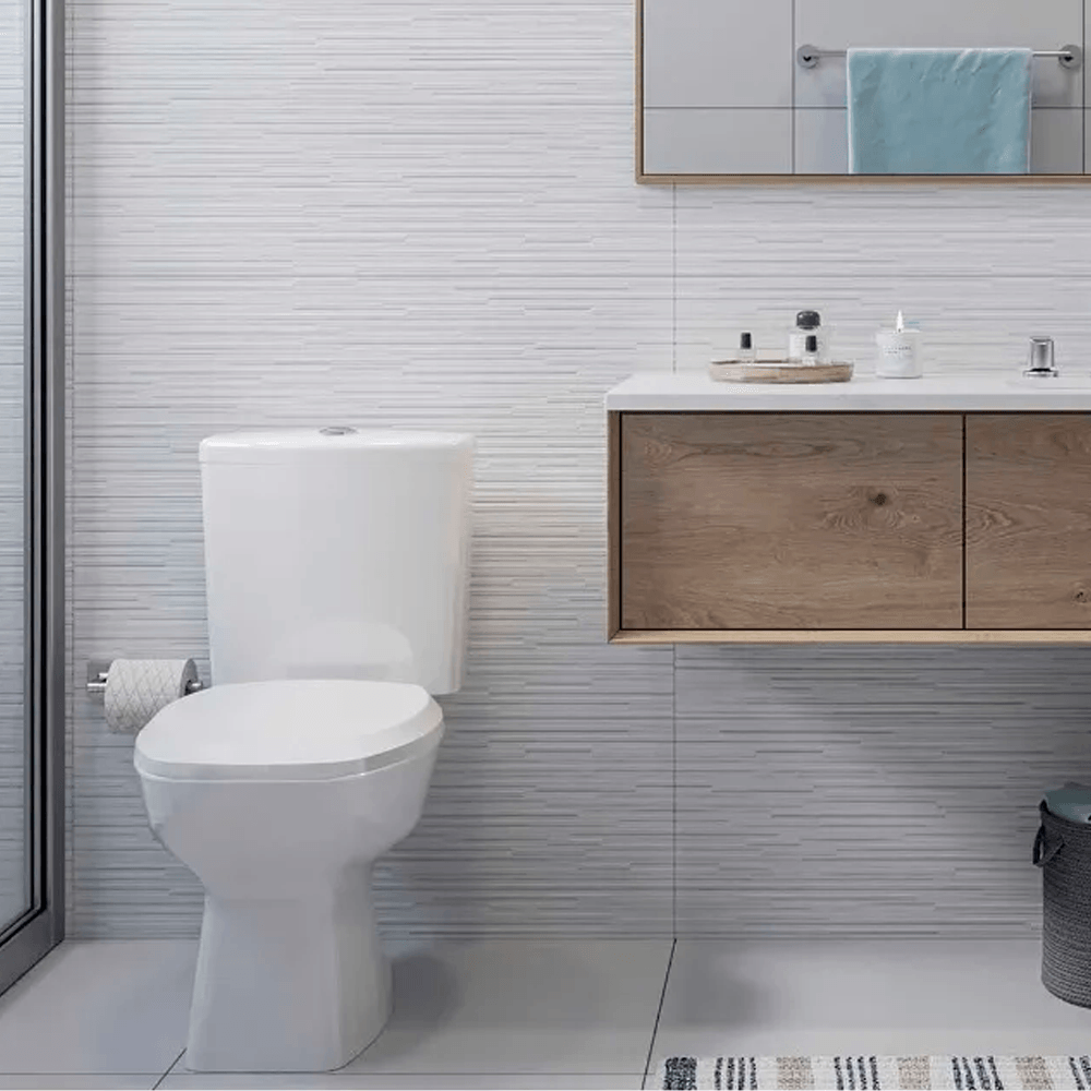 Combo Vaso Sanitário com Caixa Acoplada e Assento Thema Branco Incepa ...