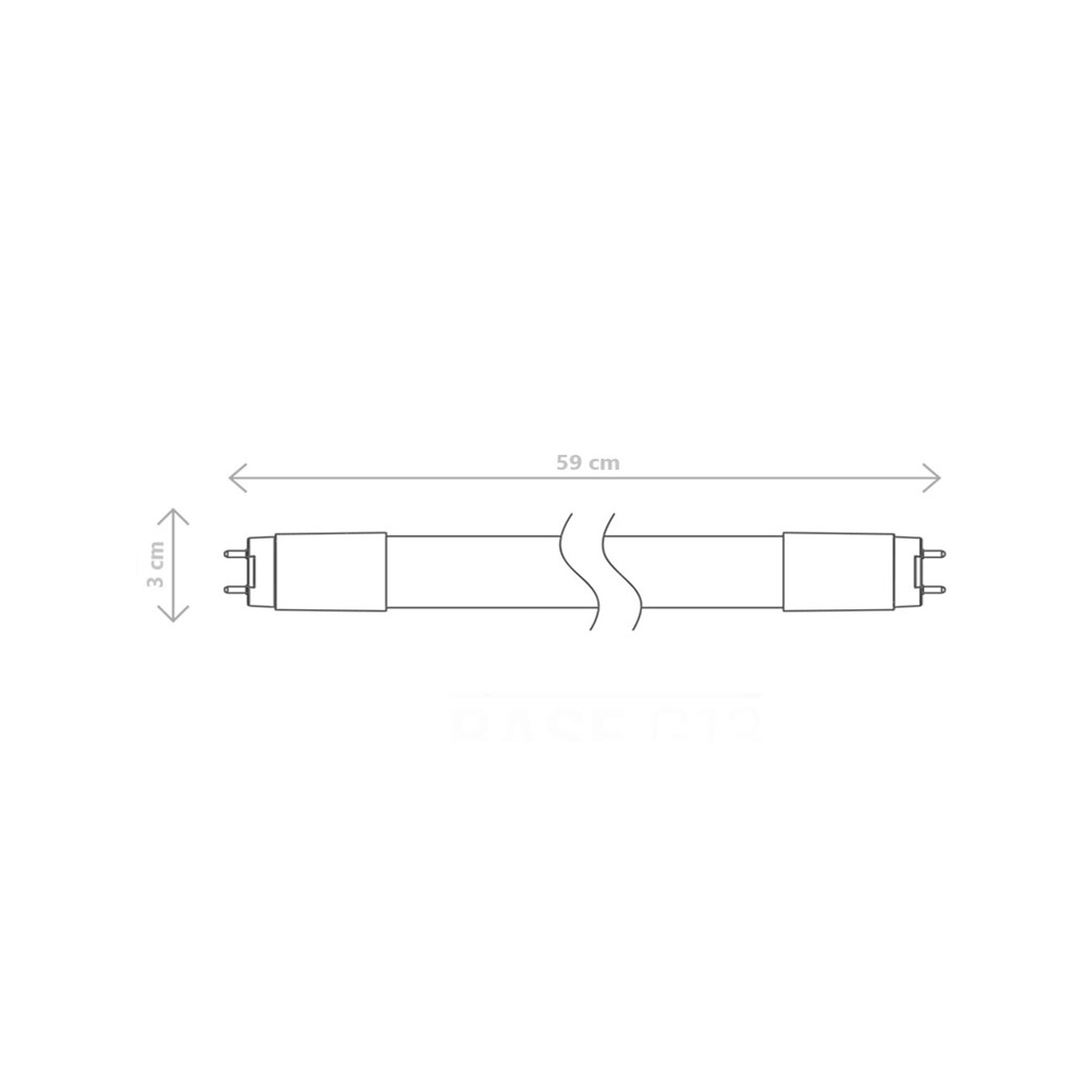 Lâmpada LED Tubular 10w 6500k Tramontina - VILLAGE