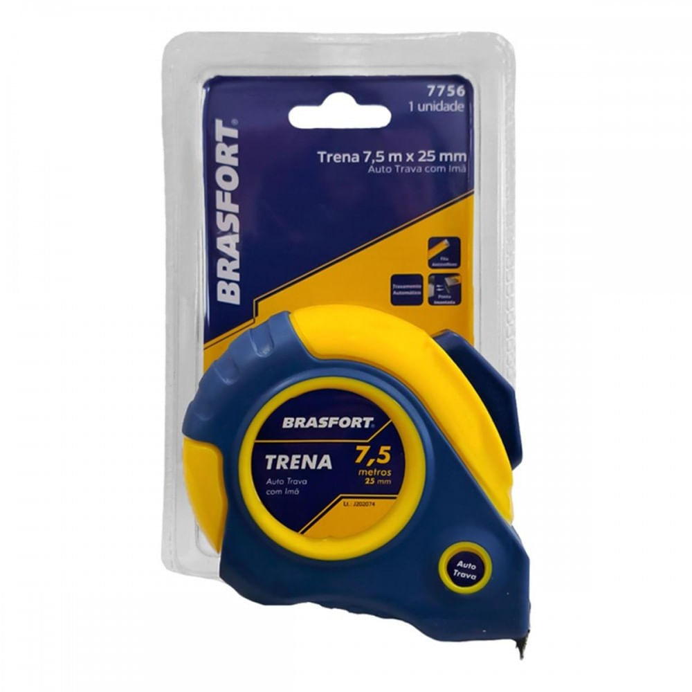 Trena Emborrachada Auto Trava 7,5 Metros Brasfort - VILLAGE